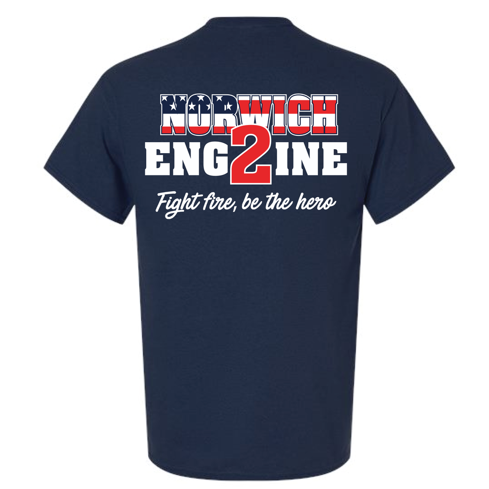 America Flag With Slogan Design, Firefighter T-Shirt – Fire Department ...
