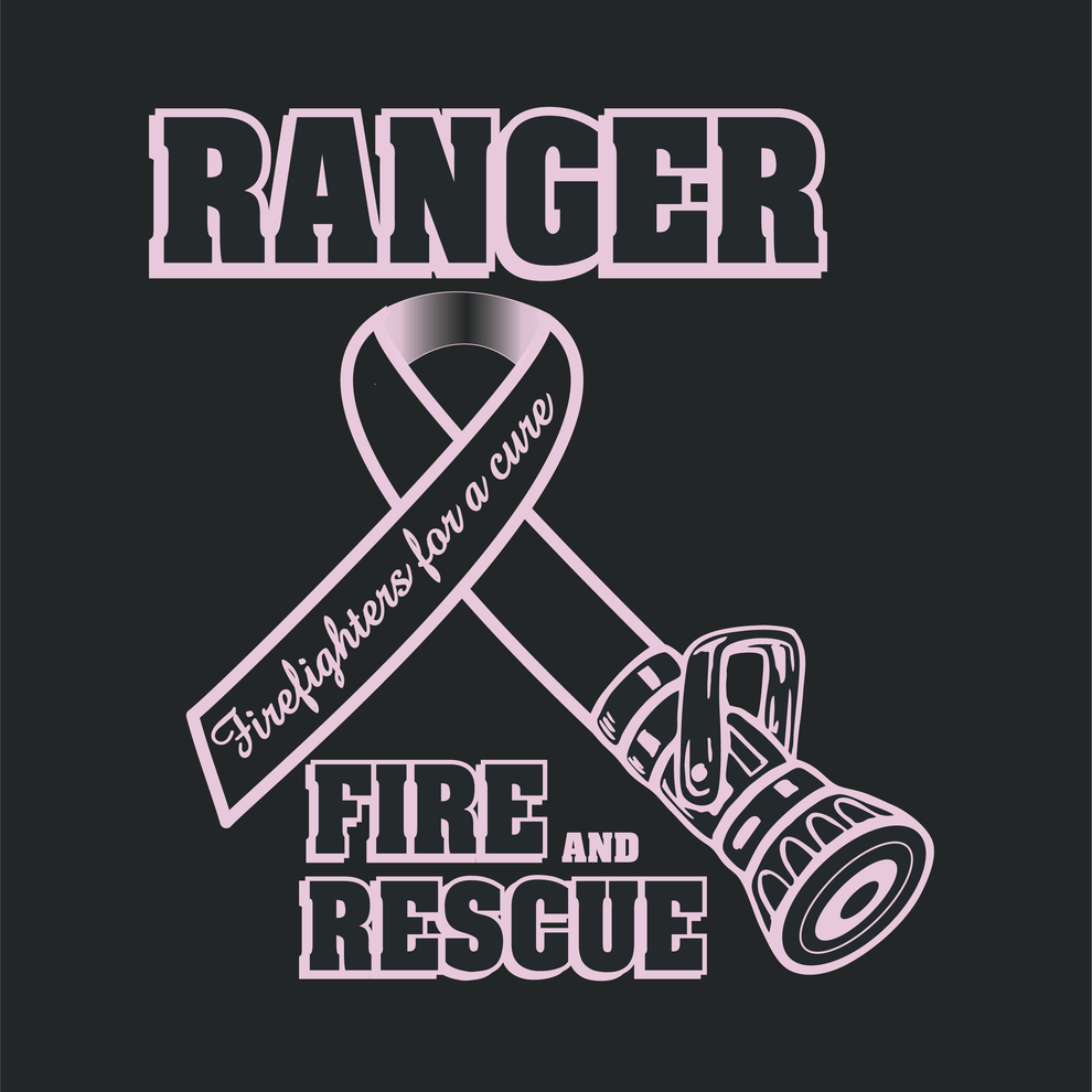 Cancer Fire & Rescue Design, Firefighter T-Shirt – Fire Department Clothing