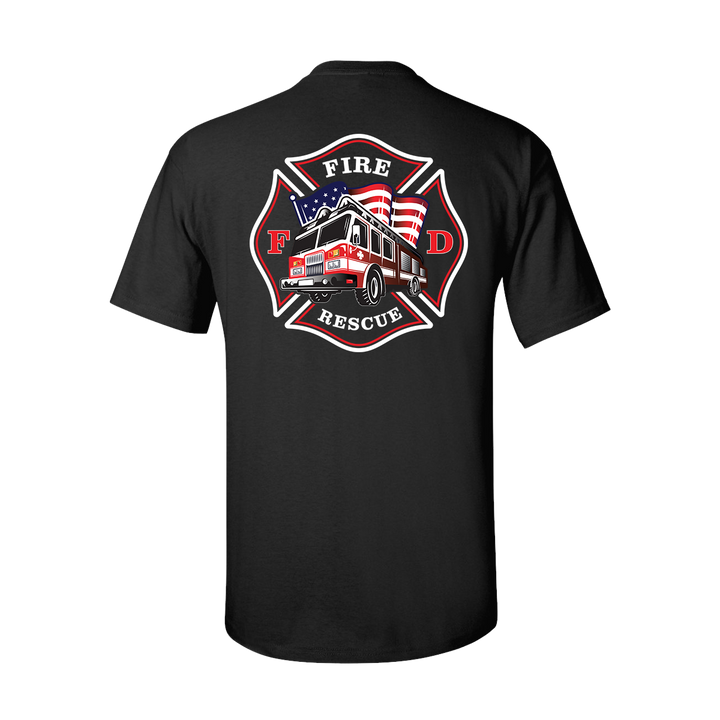 Custom Firefighter Shirts - Firefighter Logo Shirts – Fire Department ...