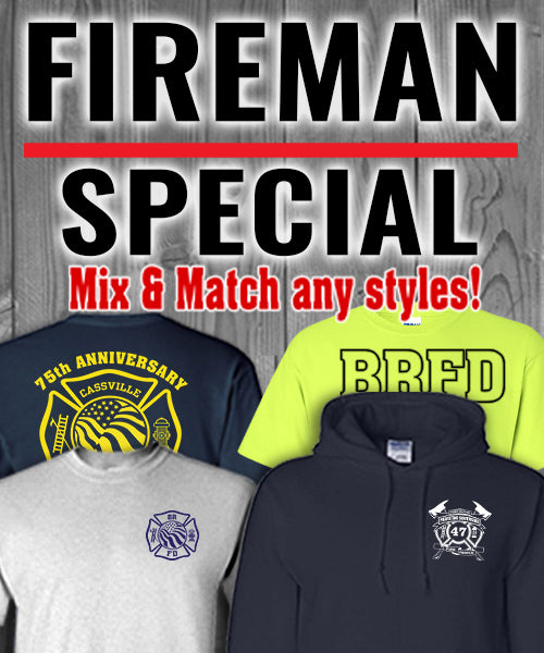 Custom Firefighter Clothing - Fire Department Shirt Specials – Fire ...