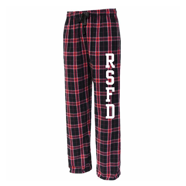 Firefighter Lettered Flannel Pants