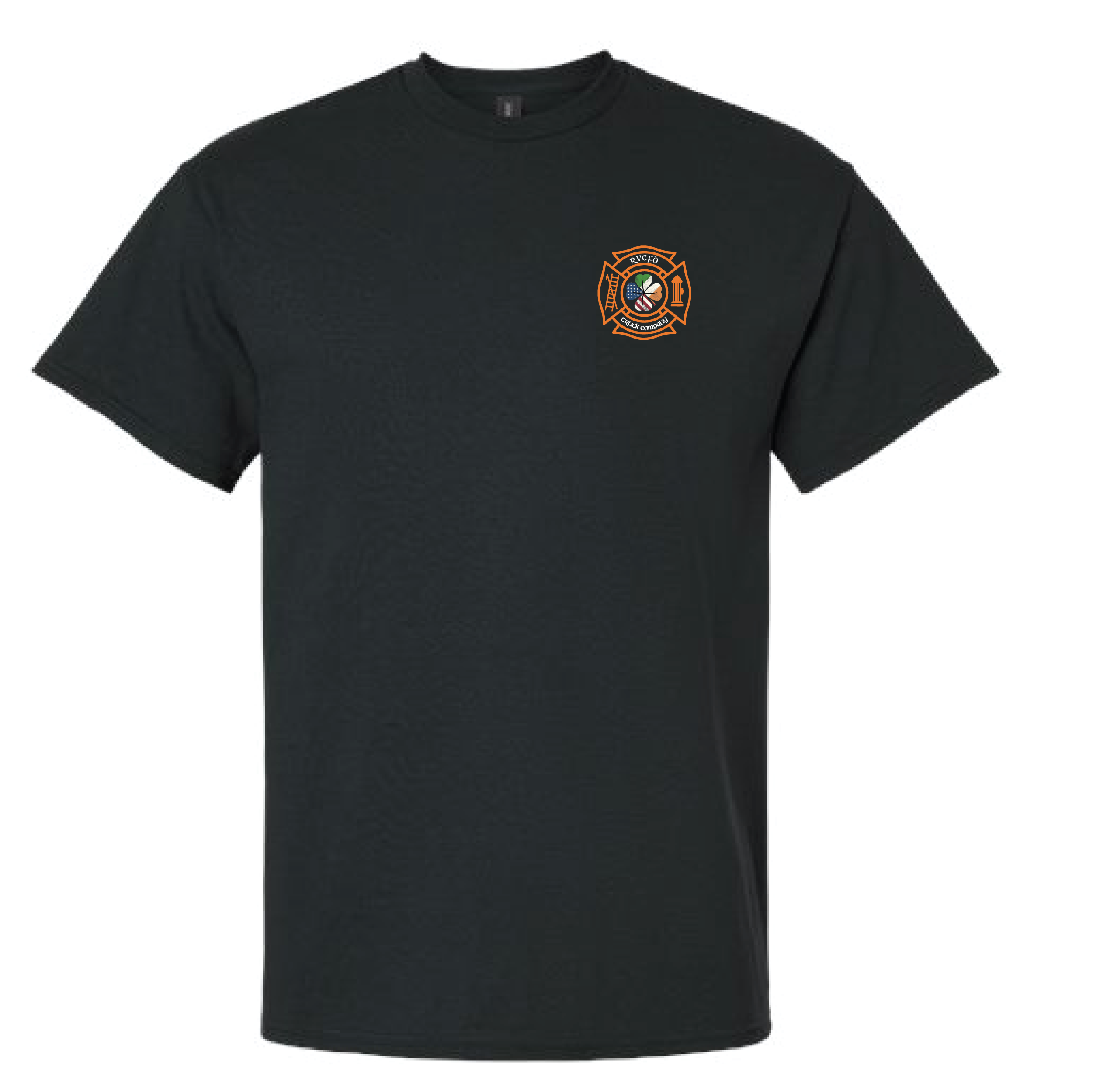 Irish-American Shamrock Design, Firefighter T-Shirt – Fire Department ...