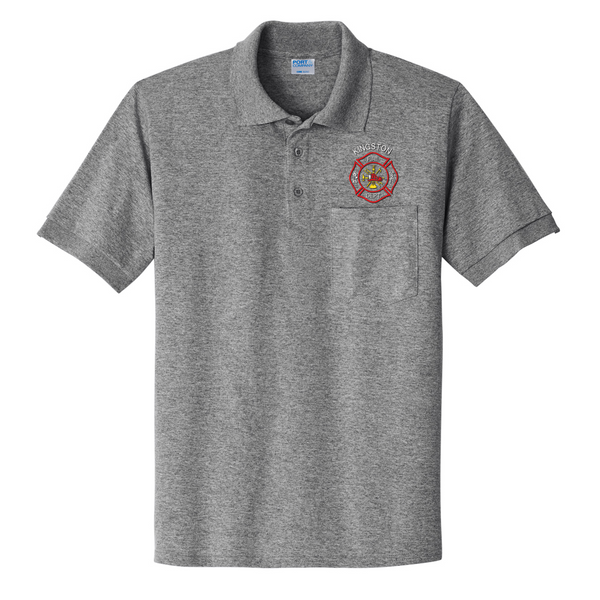 Custom Firefighter Pocket Polo – Personalize Your Station Gear – Fire ...