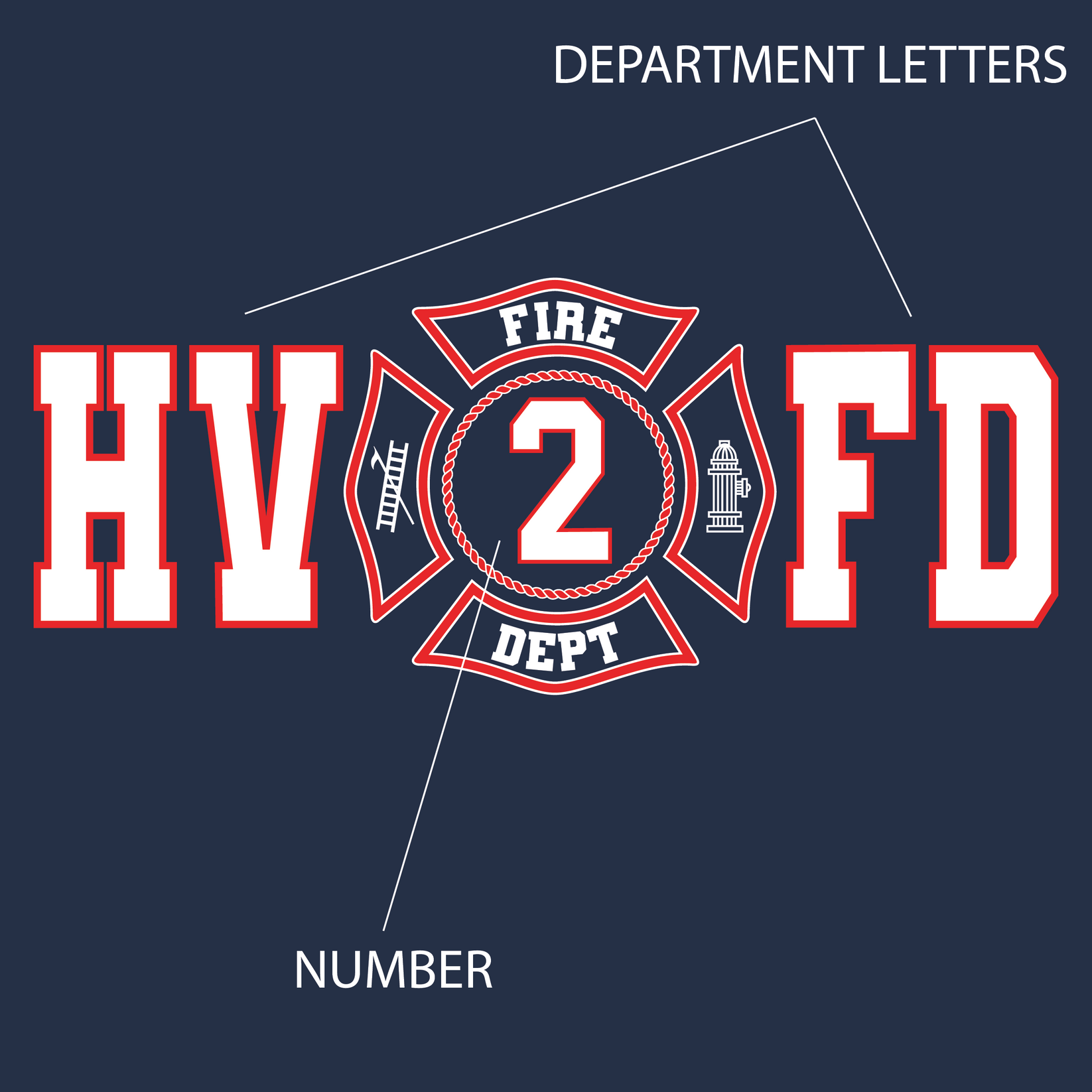 Rope Maltese Design, Firefighter T-Shirt – Fire Department Clothing